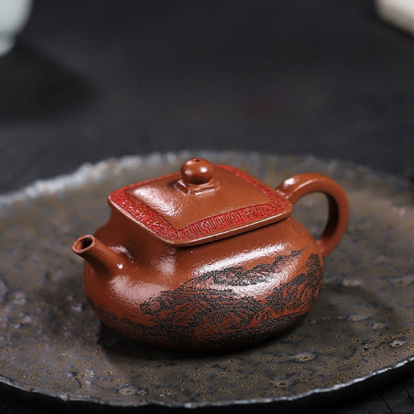 Full Handmade Yixing Zisha Teapot [Bai Fu Ju Zhen] – YIQIN TEA HOUSE 一沁茶舍