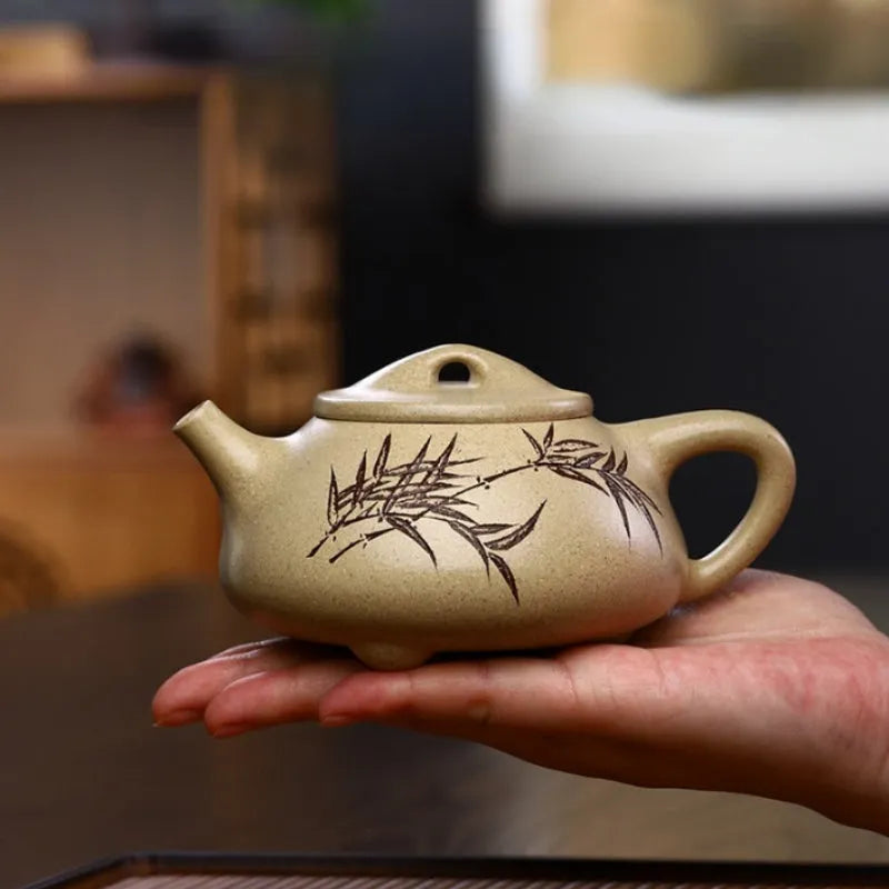 Yixing Zisha Teapot [Shi Piao] (Yu Sha Duan - 340ml) – YIQIN TEA HOUSE 一沁茶舍